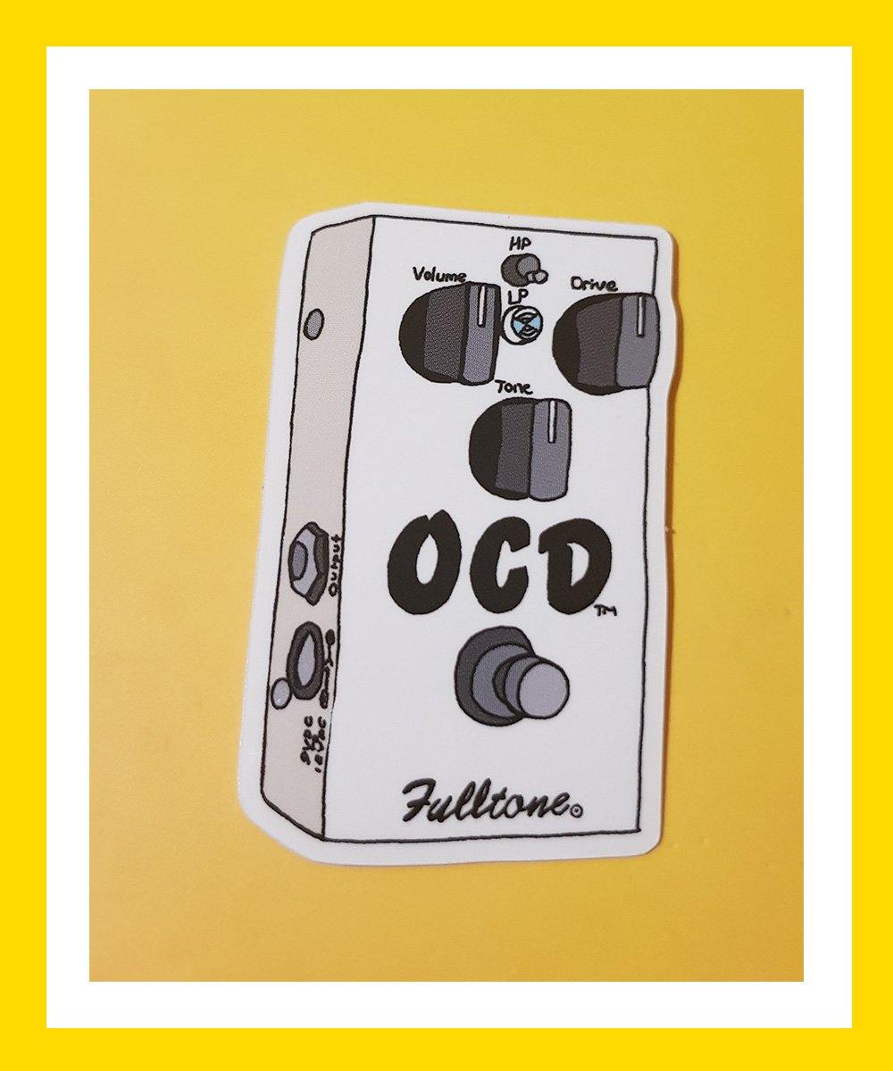 Fulltone OCD vinyl sticker – Hashley Art